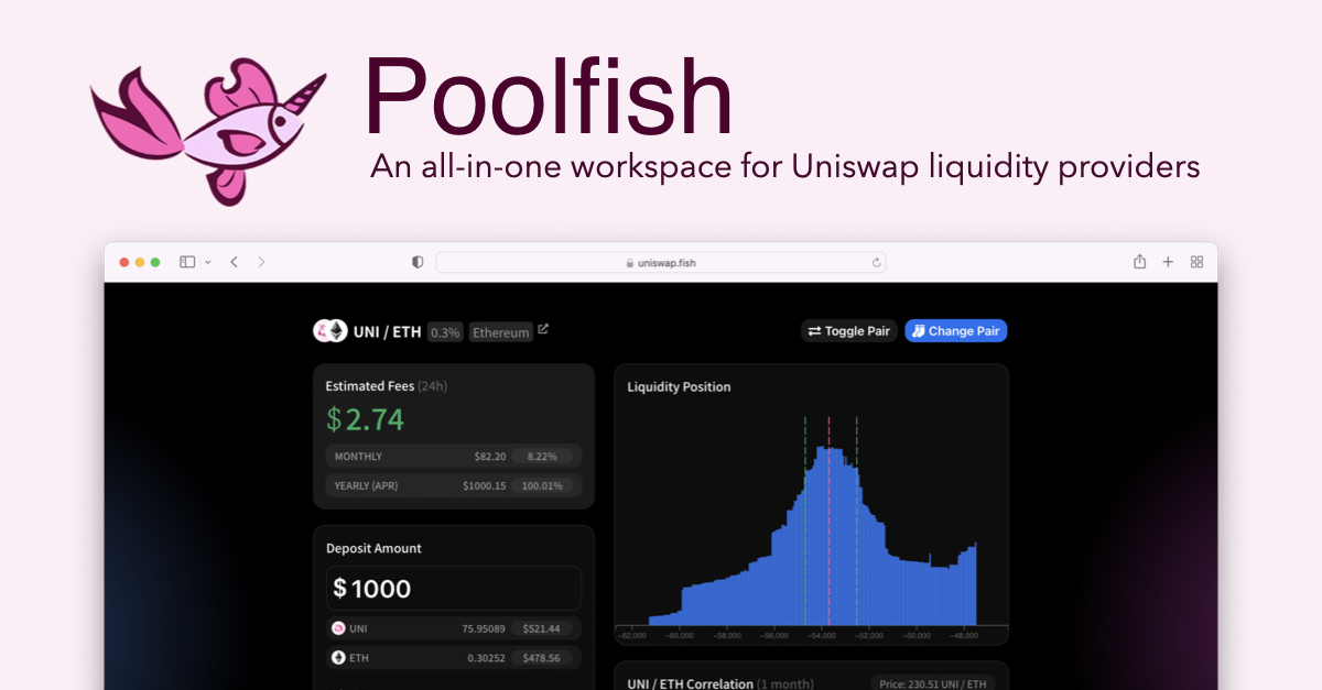 Find attractive V3 Pools - Poolfish (Prev Uniswap.fish)